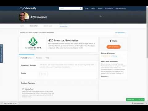 Free Access to the Monthly 420 Investor Newsletter