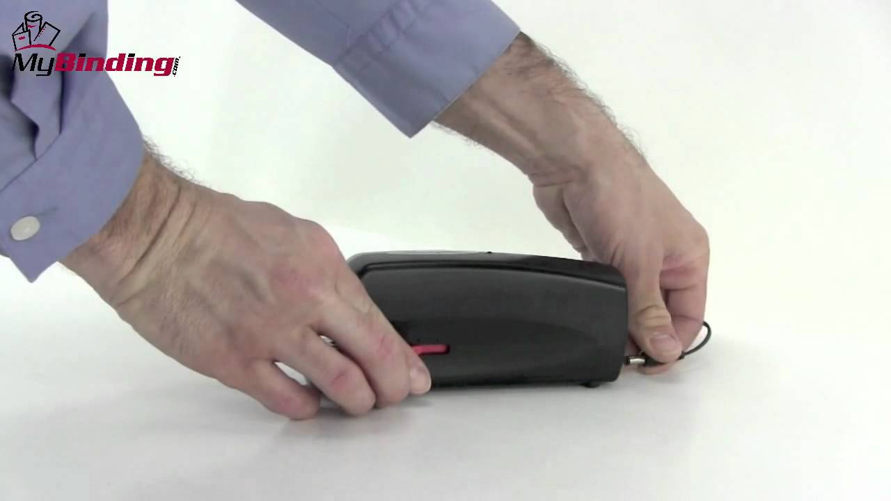 Swingline Electric Portable Desk Stapler Demo