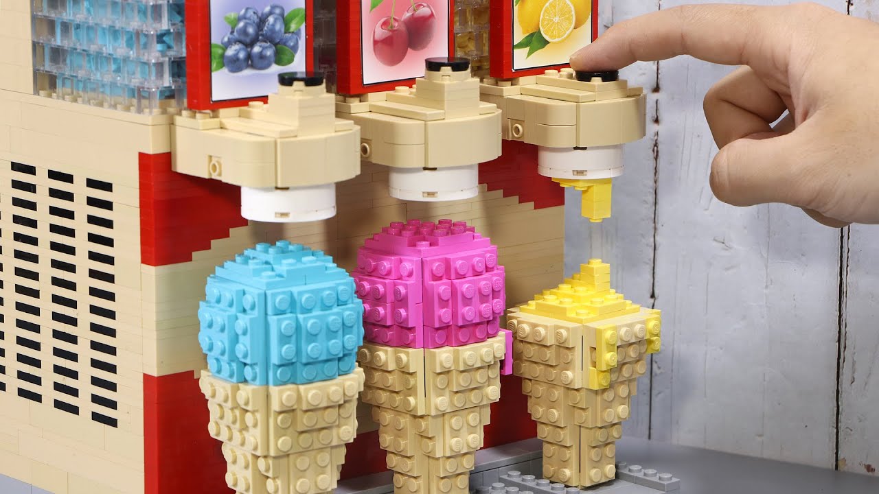 LEGO Rainbow Ice Cream 🍦🌈 Perfect Dessert Recipe
