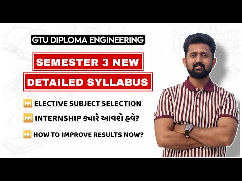 DIPLOMA SEMESTER 3 SYLLABUS | GTU DIPLOMA ENGINEERING | DETAILED SYLLABUS TEACHING SCHEME SEM 3