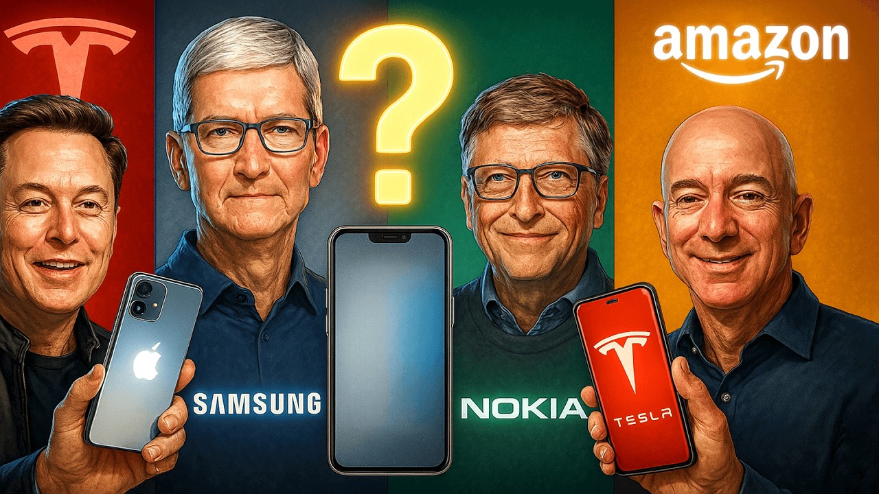 Which phones does tech billionaires use | Like Elon Musk, Jeff Bezos