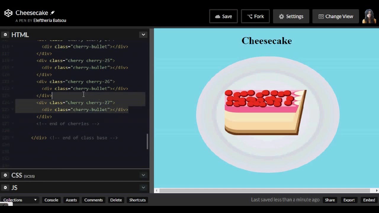 How to pure css that - cheesecake