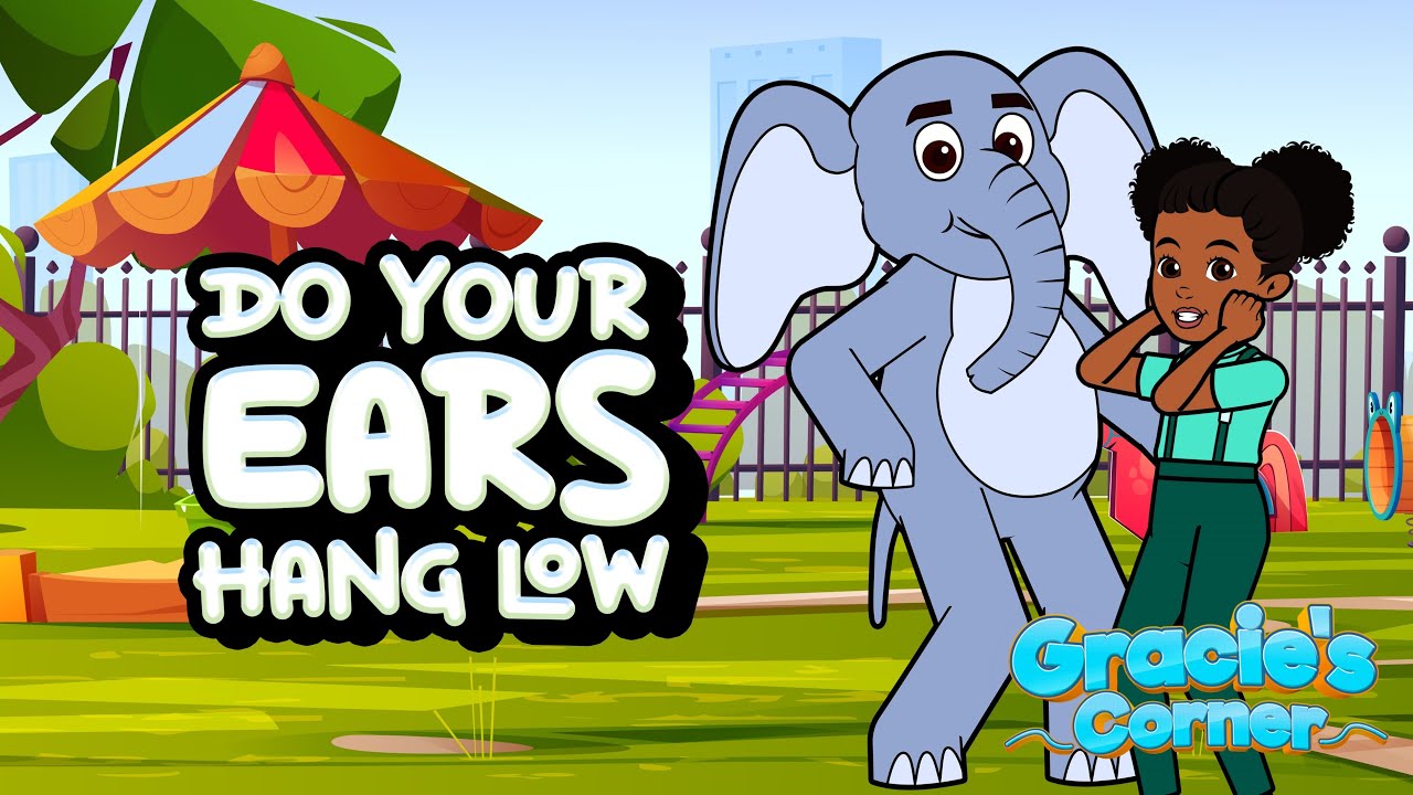 Do Your Ears Hang Low? | Learning with Gracie’s Corner | Nursery Rhymes + Kids Songs
