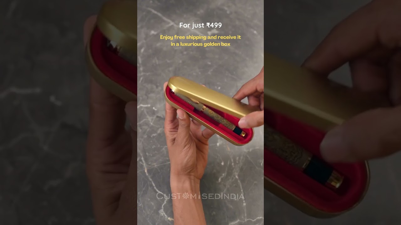 Personalized Lord Ganesha Etched Pen  #gift #ganesha_status #ganesh #pen