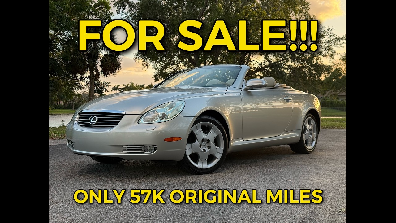 2005 Lexus SC 430 With Only 57K Original Miles   FOR SALE