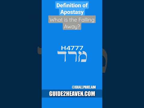Definition of Apostasy | What is the Falling Away? #Short