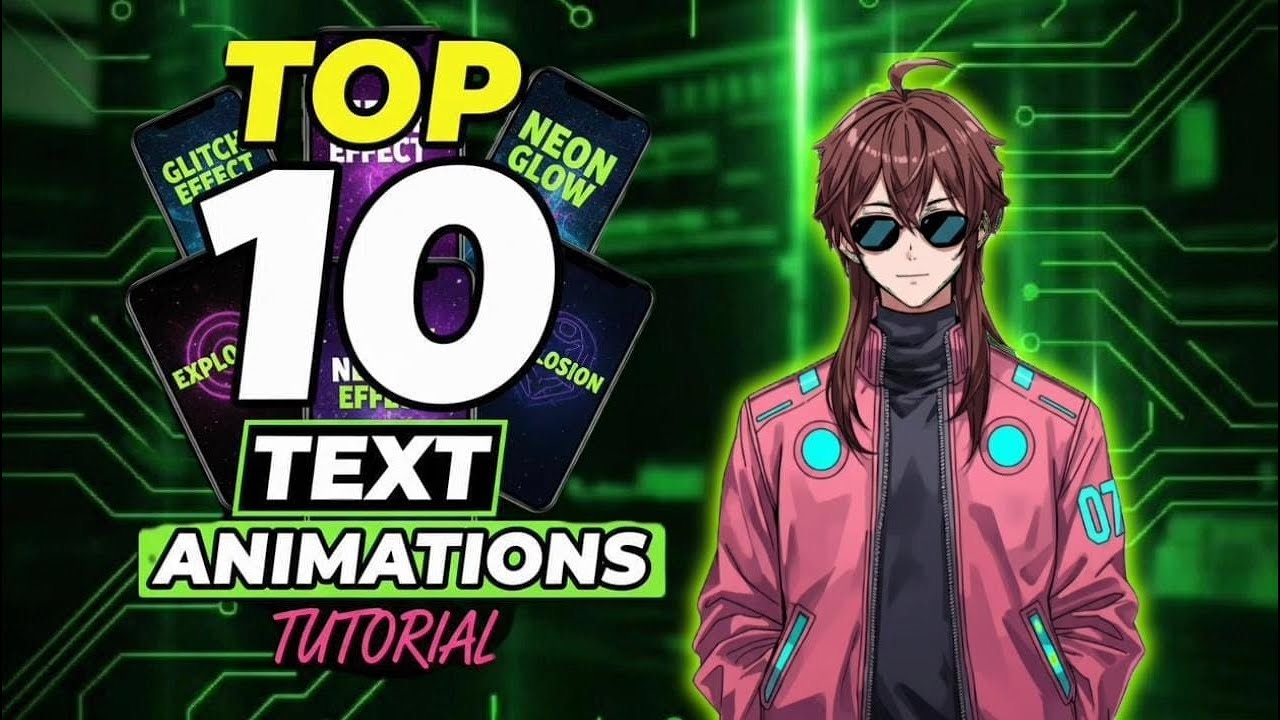 Top 10 Text Animation Tutorial | CapCut tutorial 2025
