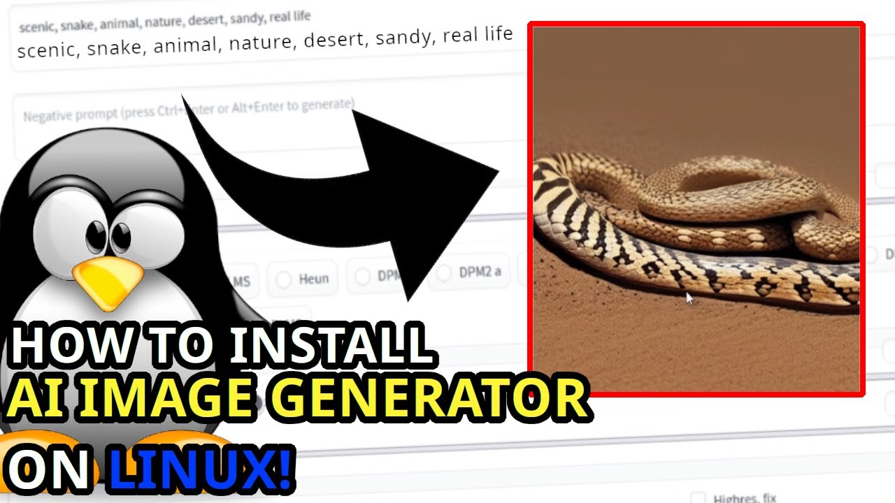 How to install Stable Diffusion WebUI (AI Image Generator) locally on linux