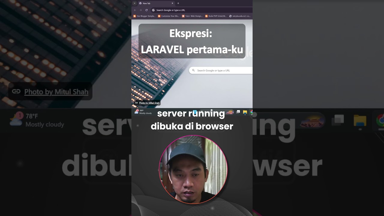 At the beginning of learning Laravel, I'm already happy with this... #laravel #programming #coding