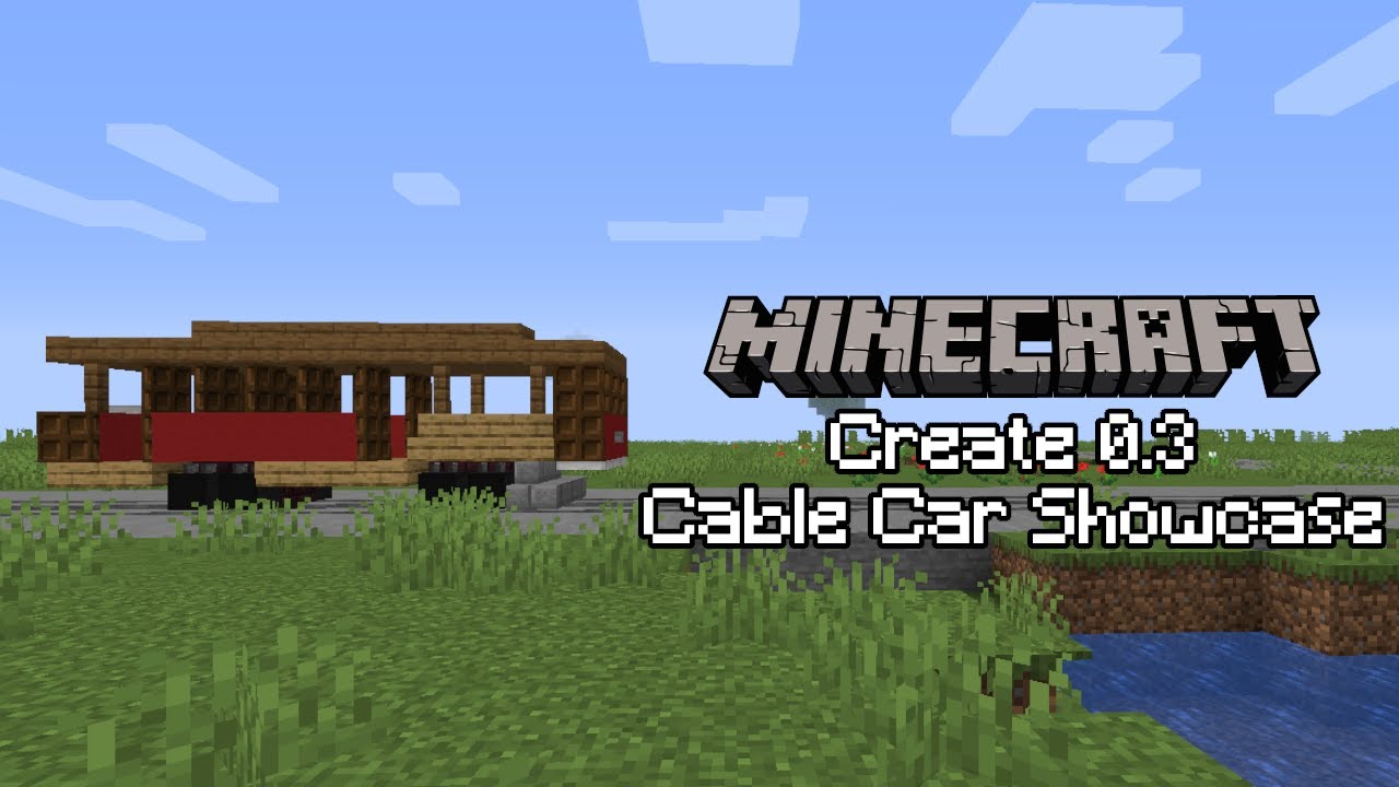 Minecraft | Create 0.3 | Cable Car Showcase