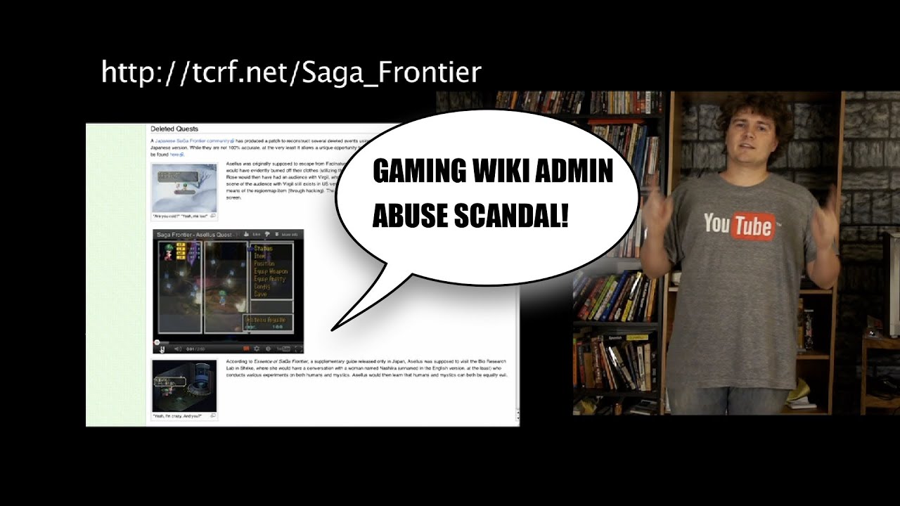 Gaming Wiki Admins Suck! www.tcrf.net Epic Rant!