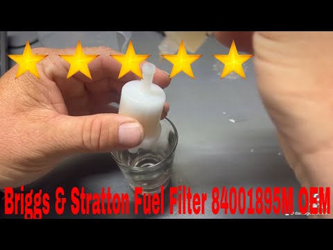 Briggs & Stratton Fuel Filter 84001895M OEM #productreview