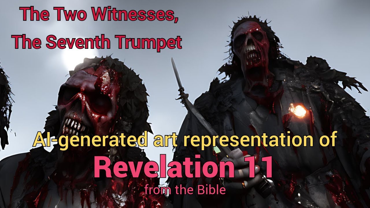 AI Generated Art: Revelation 11 - The Two Witnesses, The Seventh Trumpet