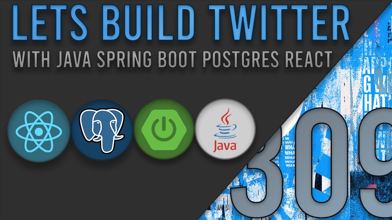 Lets Build Twitter From the Ground Up: Episode 309 || Java, Spring Boot, PostgreSQL and React