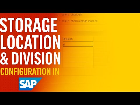 How to do Configuration of Location & Division in Division Configuration.
