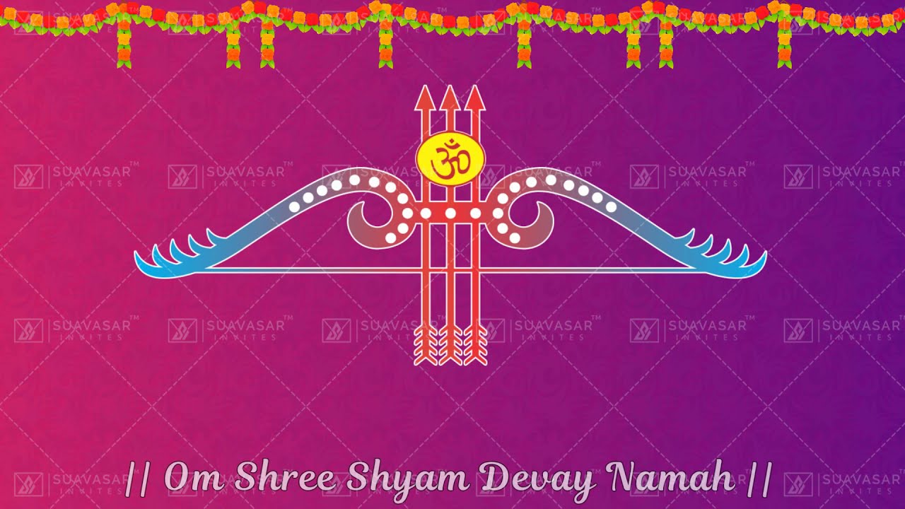 Parojan Ceremony Invitation Card || Animated Parojan Ceremony Invitation Video Krishna Theme | PCV01