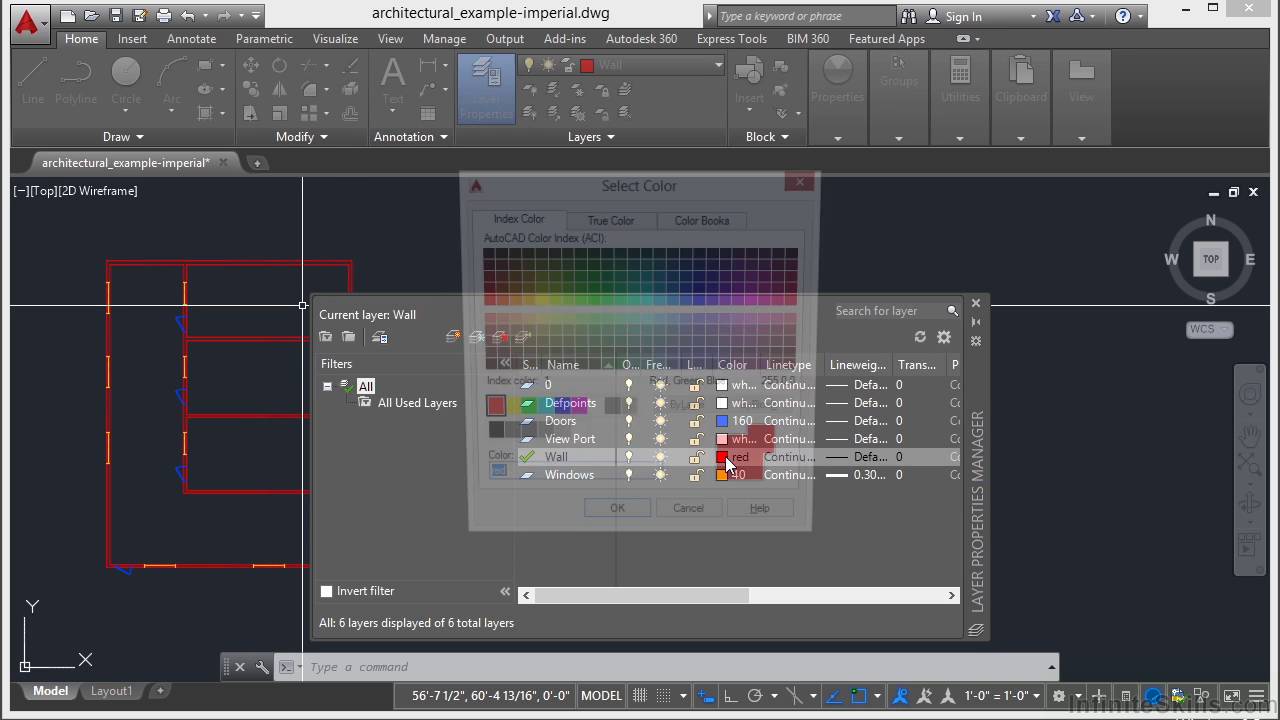 The Layer Manager AutoCAD 2015