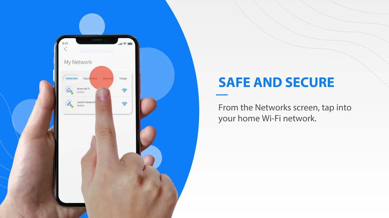 Change network name password using the CommandIQ App