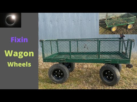 Garden Cart Wheel Repair