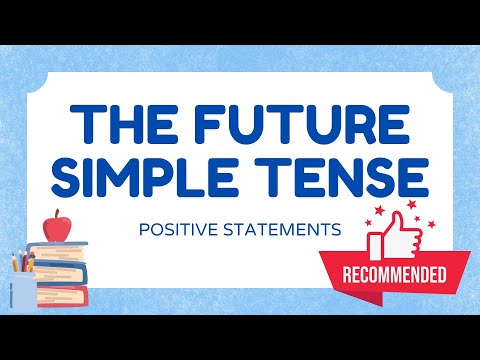 Future Simple Tense 📚 | Positive Statements How To | BEST FREE ESL RESOURCES 👍👍👍 English Grammar