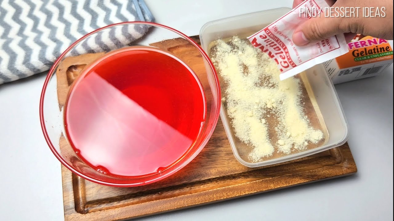 Fruit Blocks Cubes using Ferna Gelatine Homemade Jellyace