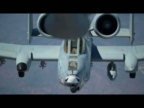 Air Force A-10 Refuels from KC-135 during Resolute Sentinel 23