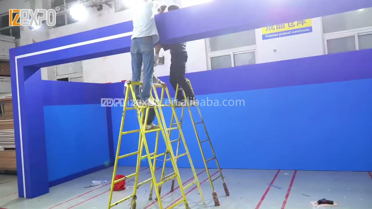 Modular assembly booth