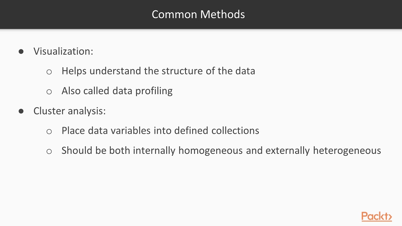 Statistics for Data Science: Data Mining| packtpub.com