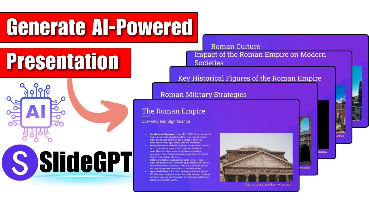 Generate AI-Powered Presentation Using SlideGPT