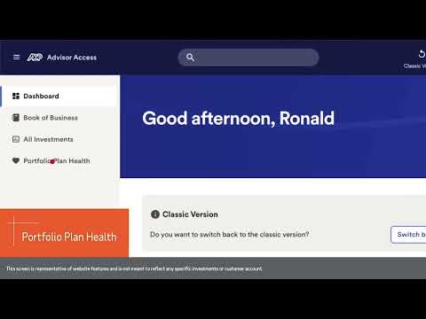 ADP Advisor Access portal
