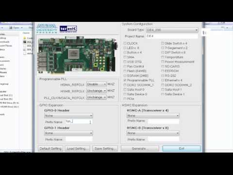 Get Started with the DE4 System Builder