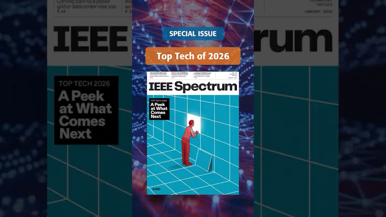 IEEE Spectrum: Top Tech of 2026
