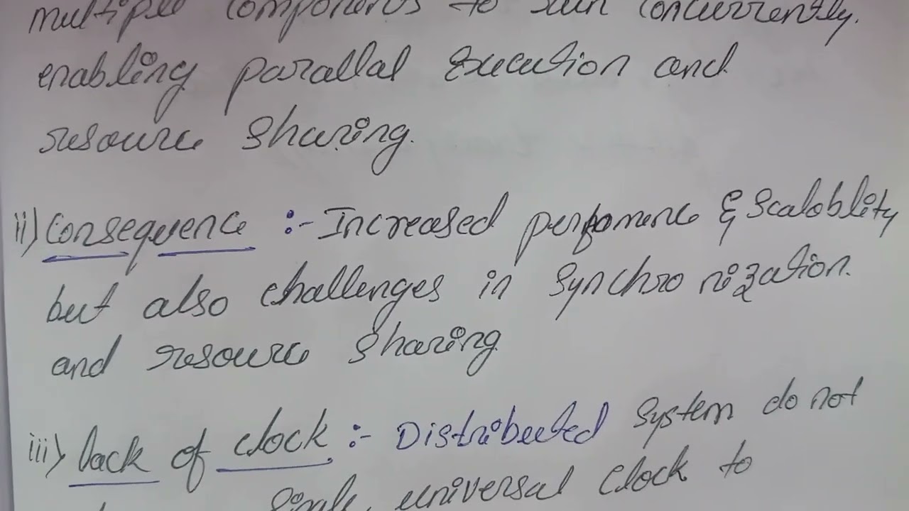 BCS515D | Distributed system |model paper solution |