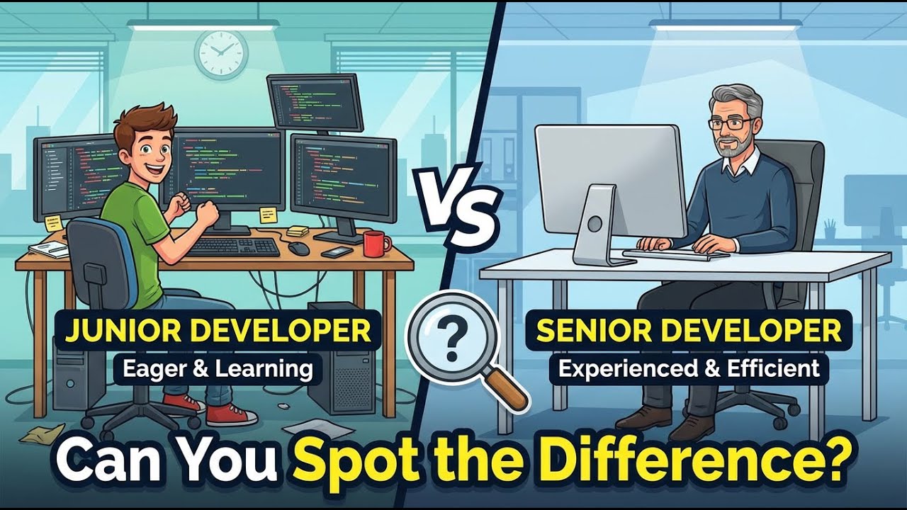 Junior vs Senior Developer: Can You Spot the Difference?