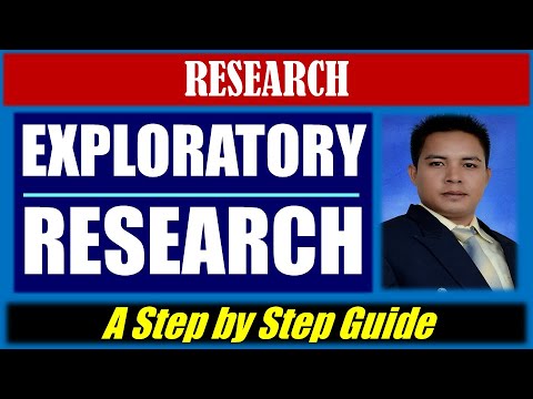 RESEARCH TYPES: EXPLORATORY RESEARCH