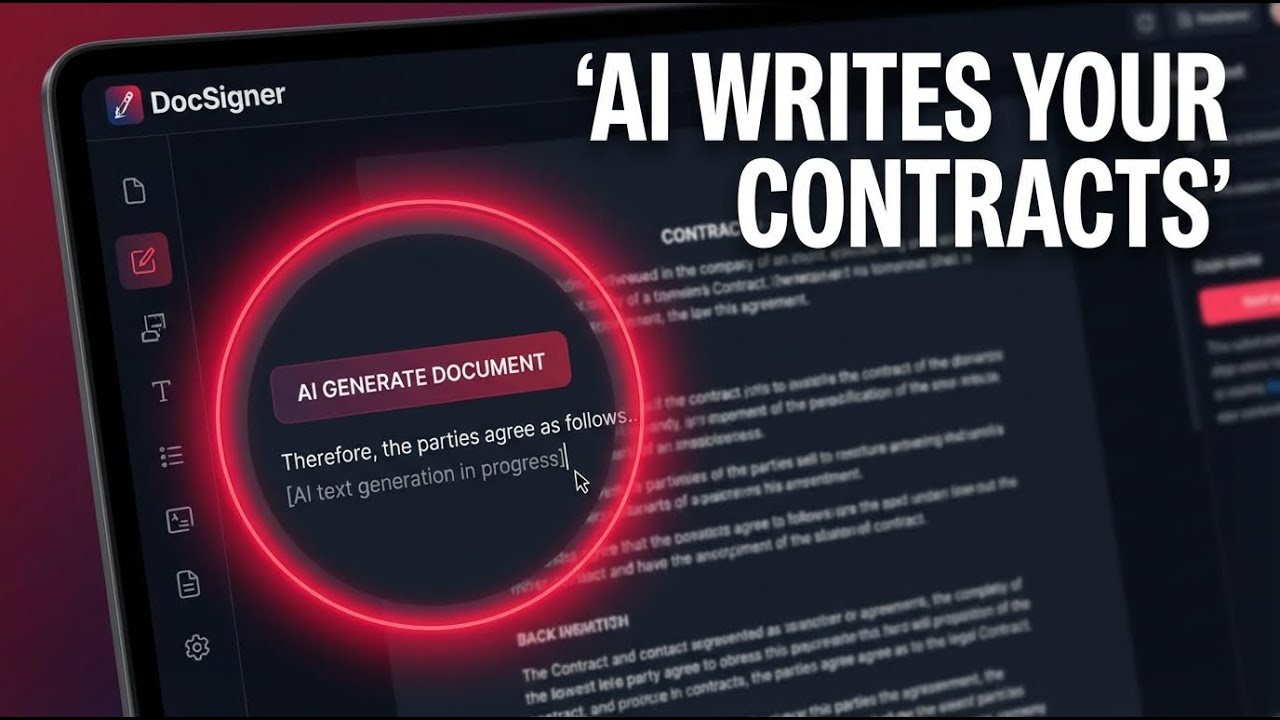 DocSigner: AI Document Generation & E-Signature Solution
