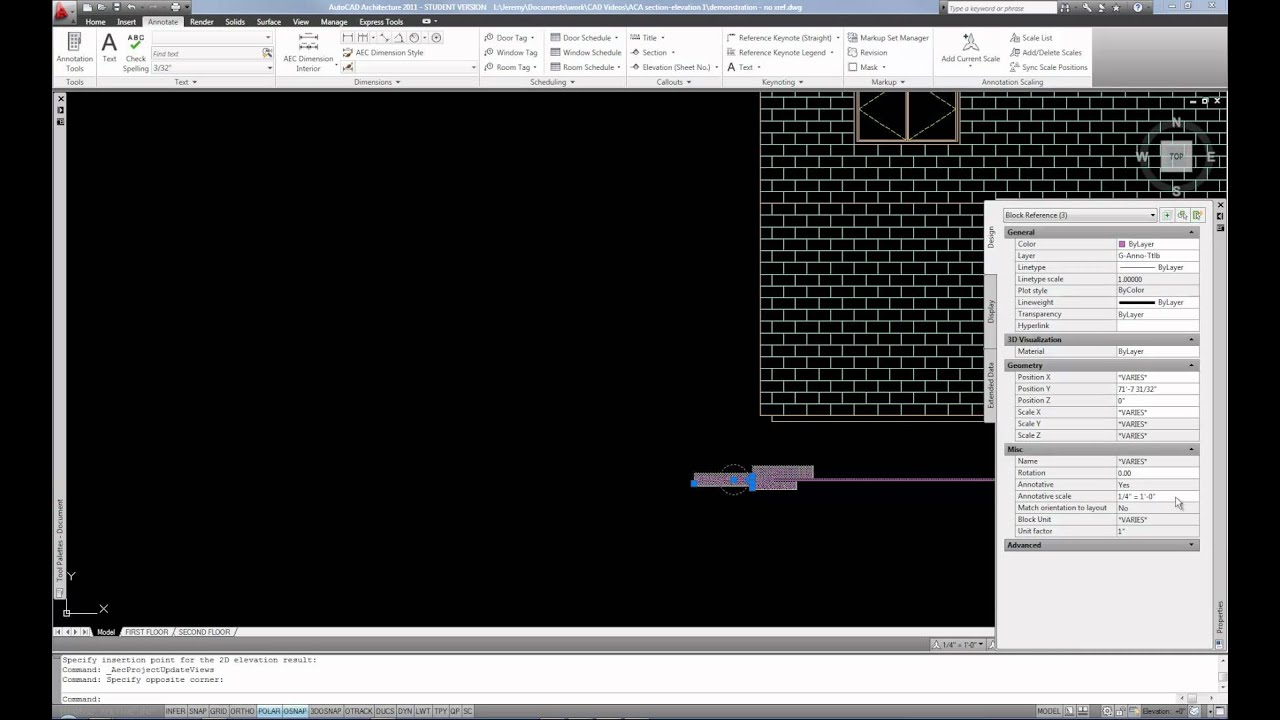 ACA: Elevations and Sections 1