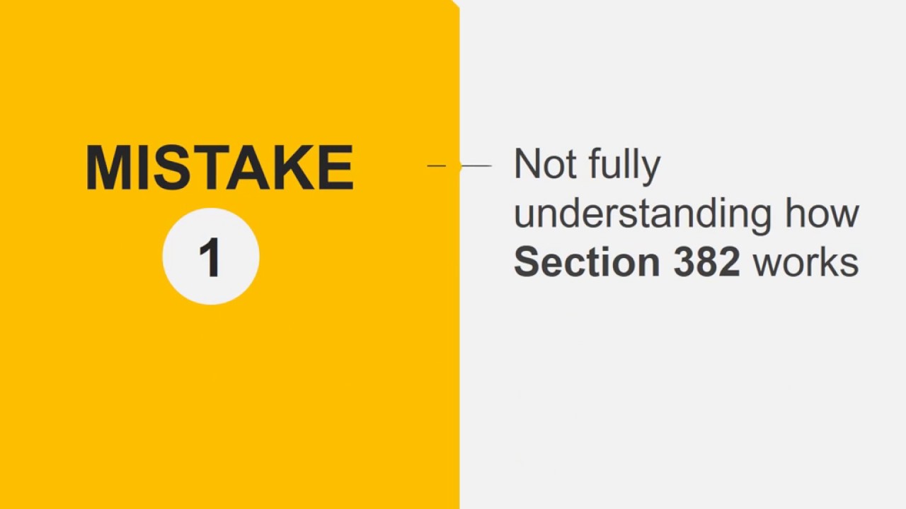 Top 10 Section 382 Study Mistakes