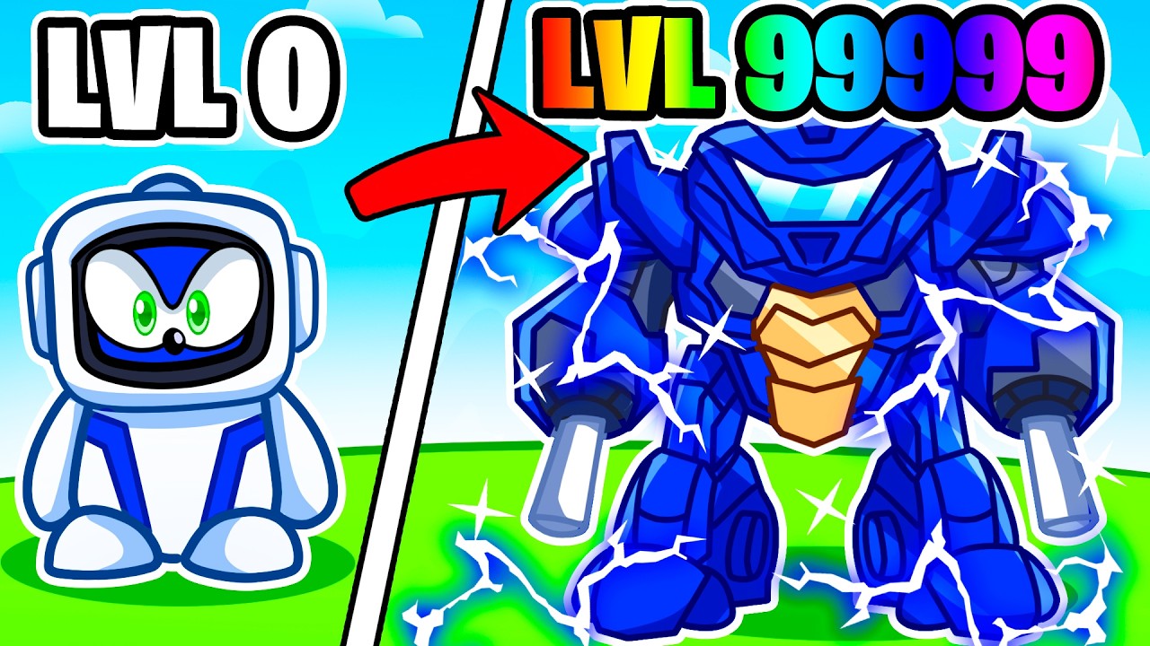 Evolving As a SONIC ROBOT in Roblox...