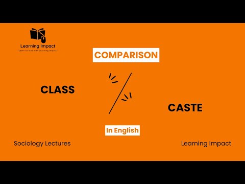 Class and Caste System in Sociology| What is Class and Caste with Examples| Social Stratification