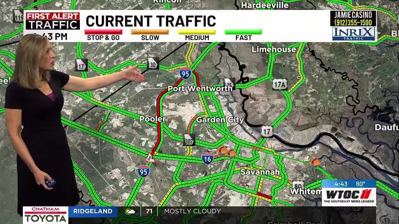 Crash closes all southbound lanes on I-95, expect delays