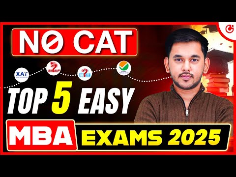 π« No CAT | Top 5 Easy MBA Entrance Exams 2025!
