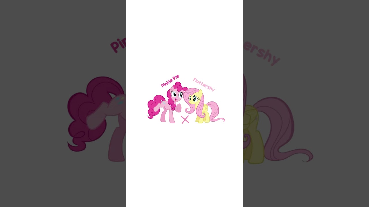 Wabadaba | 🧁 Pinkie Pie x Fluttershy 🦋#mlp #animationmeme  #art #animation