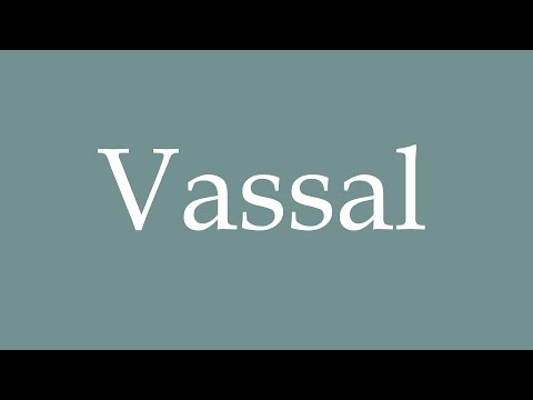 How to Pronounce ''Vassal'' Correctly in French