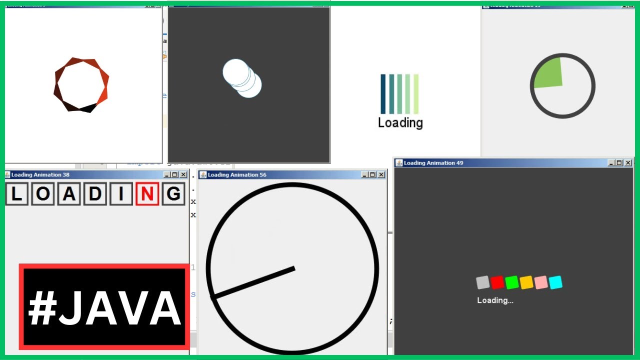 Java Project Tutorial - How To Create Loading Animation Forms In Java NetBeans With Code - [Part 1]