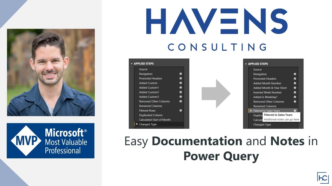 Easy Documentation and Notes in Power Query