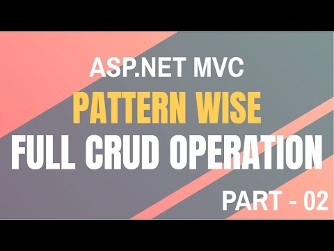 Learn CRUD Operation using ASP NET MVC Part 02 - Mind Luster