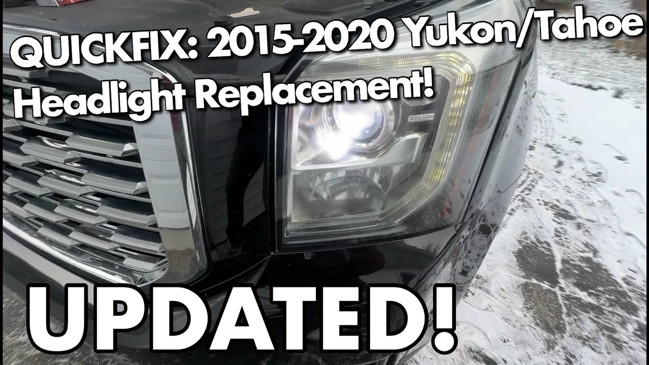 QUICKFIX: GMC Yukon/Sierra & Chevy Tahoe/Silverado HID Headlight Replacement for 2015-2020 Models