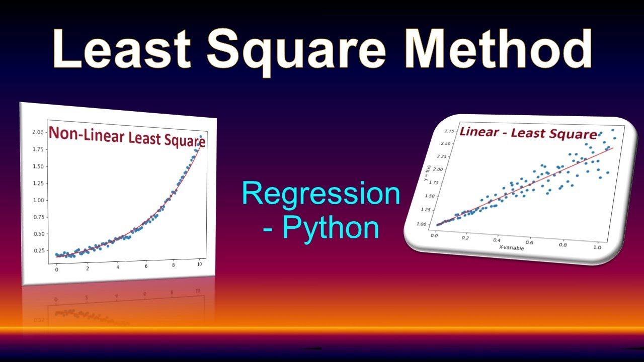 Least square regression for Linear and non Linear by Python | Machine learning Algorithm