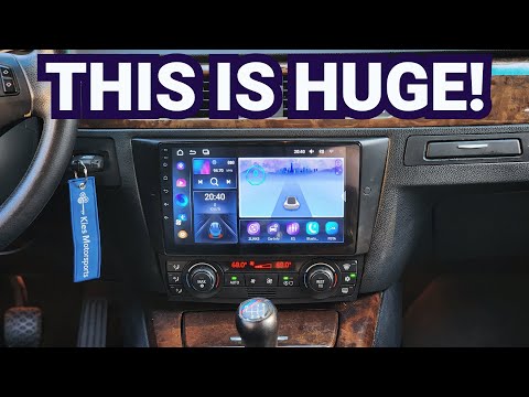 BMW E90 Touchscreen Radio Install & Review | Eonon E90A13 #Eonon #e90